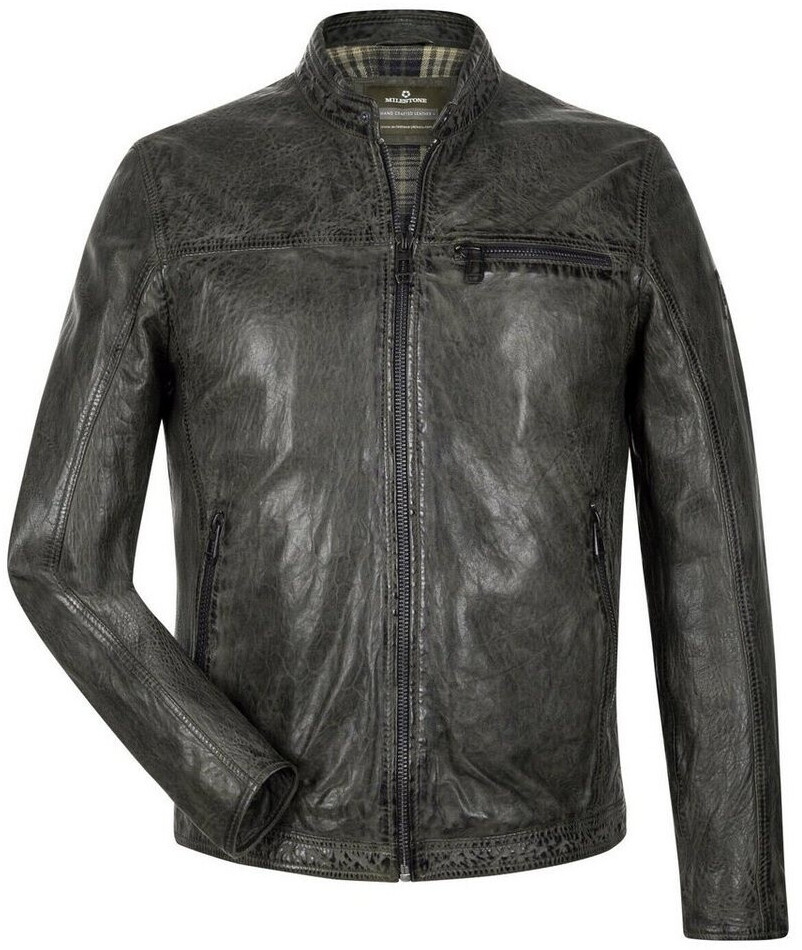 Milestone Lederjacke grün ab 179,95 € | Preisvergleich bei idealo.de