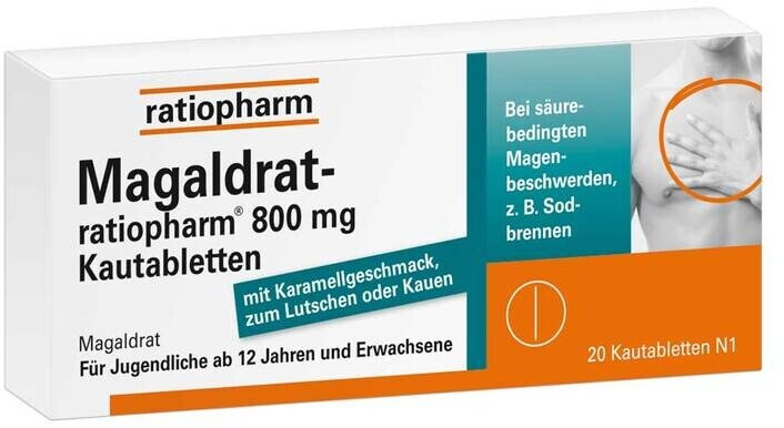 Magaldrat 800 Tabletten ab 3,10 € | Preisvergleich bei idealo.de