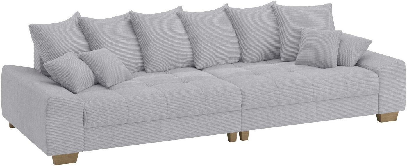 Mr. Couch Big-Sofa "Nikita II", grau, B:300cm H:88cm T:118cm, Stripes ...
