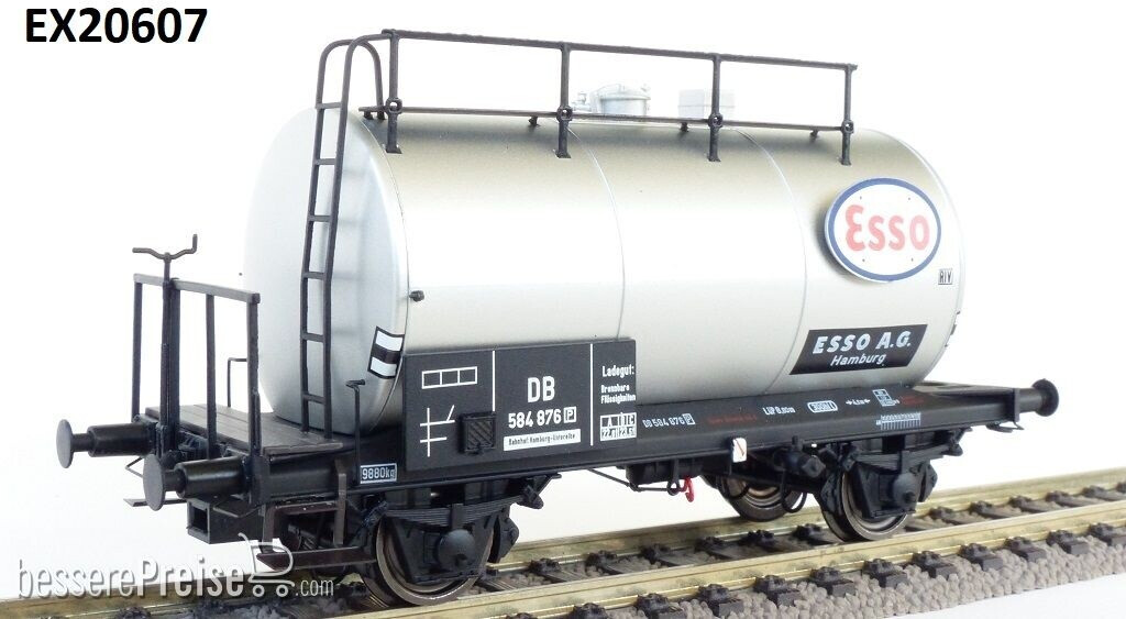 Exact Train EX20607 H0 30m3 Leichtbau Uerdinger Bauart Kesselwagen Esso ...