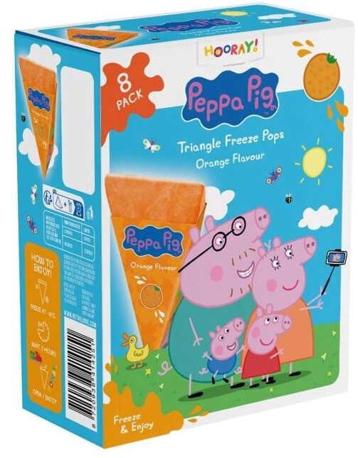 Peppa Pig Triangle Freeze Pops Orange 8x62ml ab 2,99 € | Preisvergleich ...