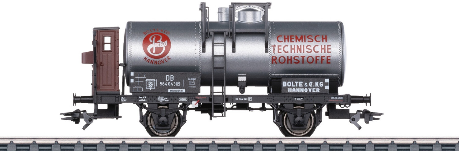 Märklin 00719-09 H0 Kesselwagen mit Bremserhaus BOLTE Betr.-Nr. 564 043, DB, Ep. III ab 39,99 ...