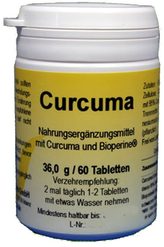 Merosan Curcuma Tabletten 60 stk ab 11,40 € | Preisvergleich bei idealo.de