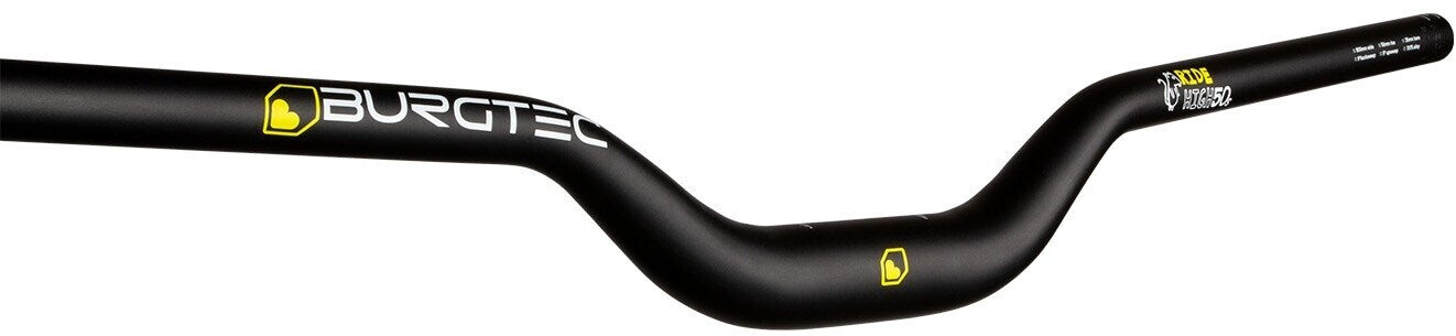 Burgtec ride wide josh bryceland dh 35 mm alu 800 mm riser bar schwarz ...