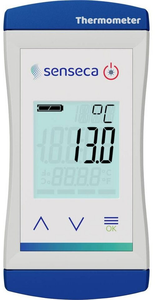 Senseca ECO 130-E3-SET Temperatur-Messgerät -65 - +1200 °C Fühler-Typ K ...