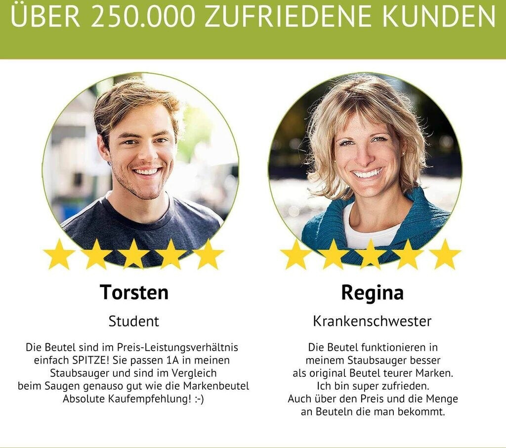 eVendix 20 Staubsaugerbeutel kompatibel mit ROWENTA Bully ab 29,30 ...