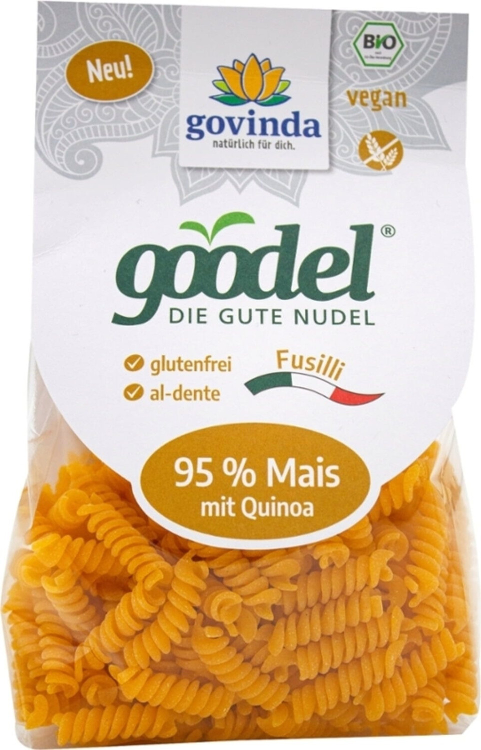 Govinda Fusilli Mais Quinoa Bio 250g ab 2,99 € | Preisvergleich bei ...