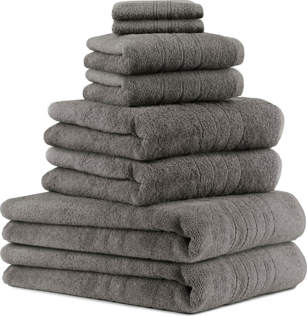 Betz Handtuch Set DELUXE (8-tlg.) anthrazit anthrazit ab 49,95 ...