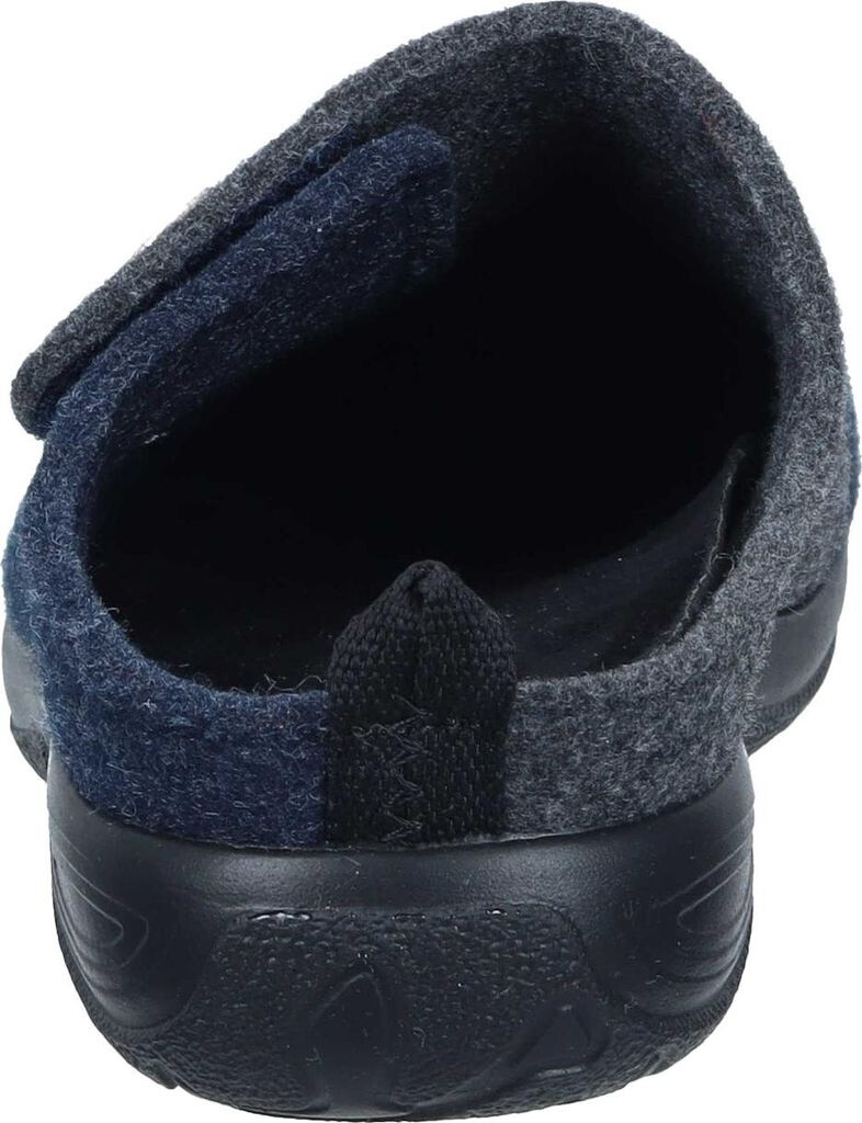 Fly Flot PET Felt Slipper with Dragonfly Embroidery and Button blau ab ...