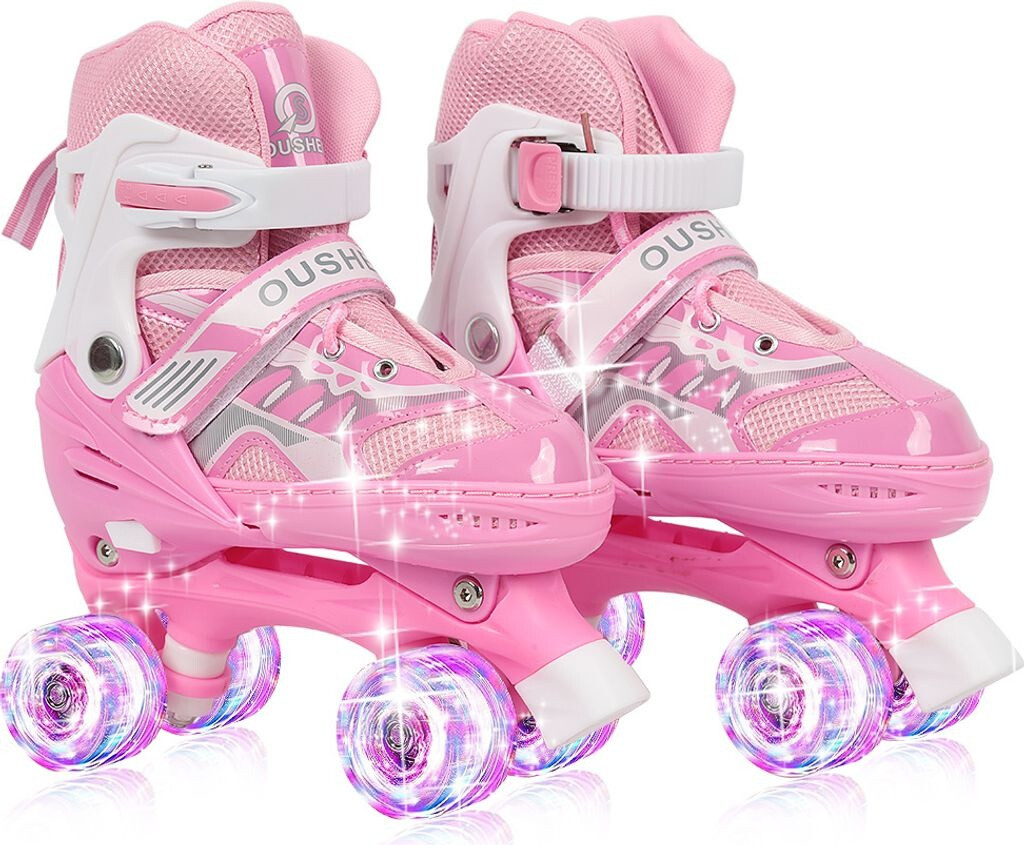 Supfine Adjustable roller skates with light-up wheels rosa ab 30,99 ...