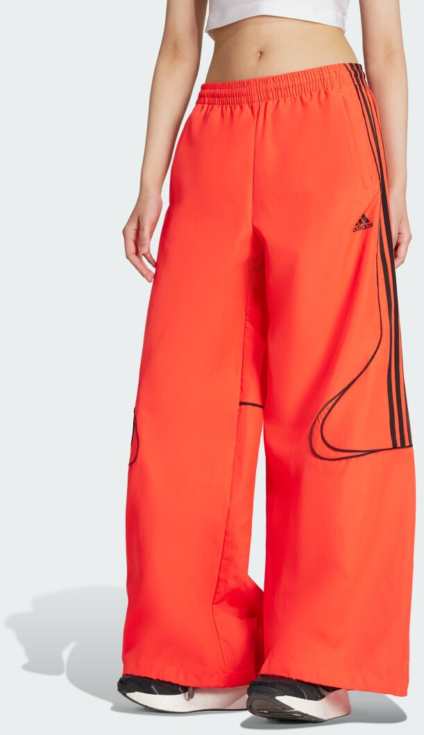 Adidas Teamgeist Adicolor Oversized Woven Trainingshose Lucid Red ...