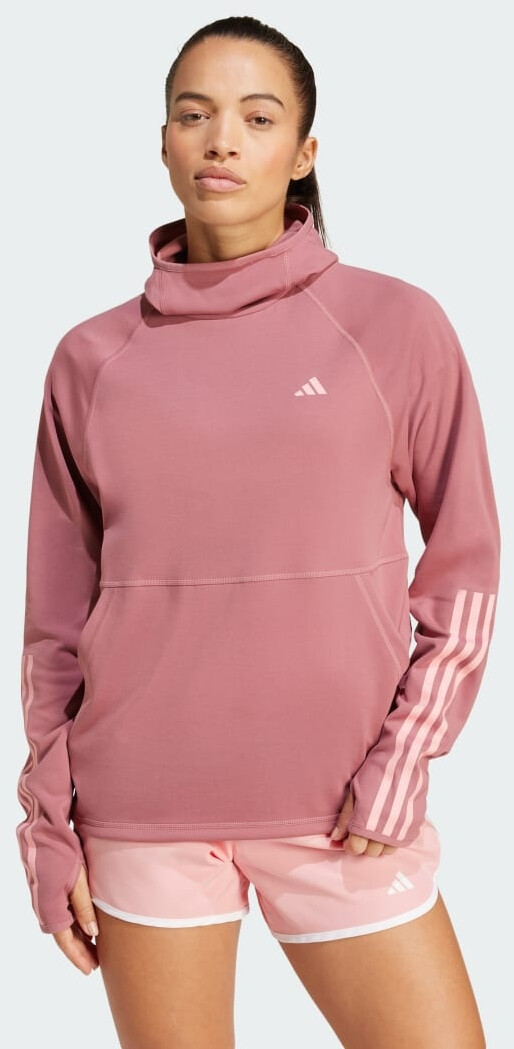 Adidas Own The Run 3-Stripes Hoodie Preloved Crimson (IM5426) ab 56,00 ...