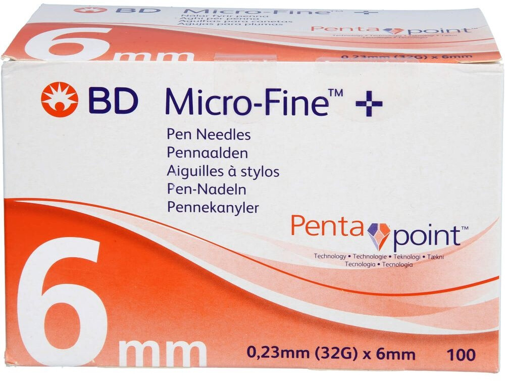 Medi-Spezial Bd Micro-fine+ Pen-nadeln 0.23x6 Mm 32 G 100 St ab 21,59 ...