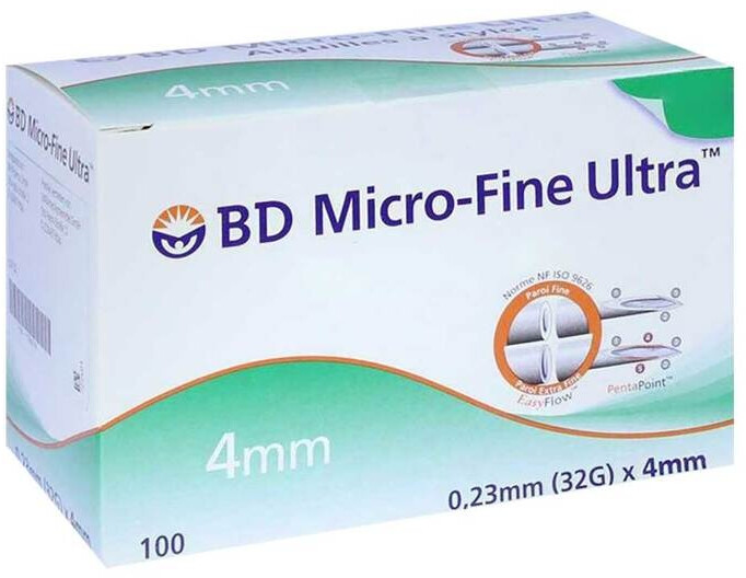 Docpharm BD Micro-Fine Ultra Pen-Nadeln 0,23x4 mm 32 G ab 31,32 ...