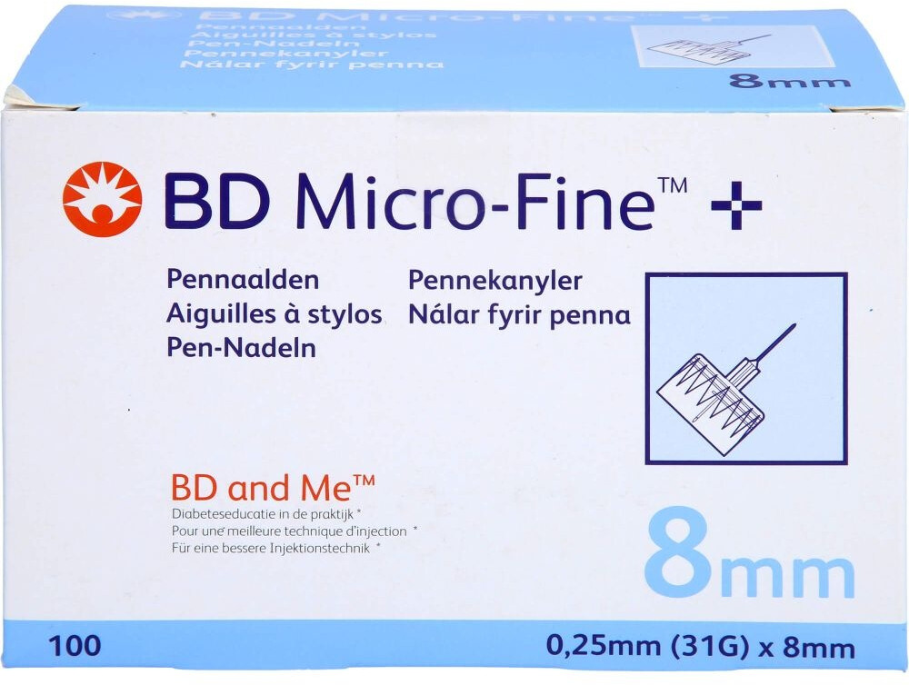 Crosp Medical Bd MICRO-FINE+ Pen-Nadeln 0,25x8 mm 31 G 100 St ab 17,67 ...
