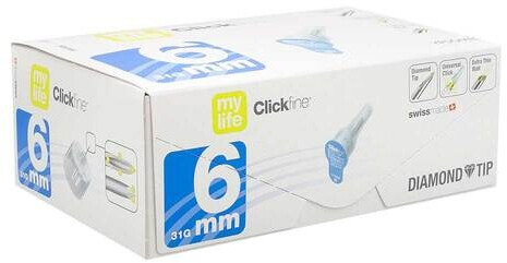 Crosp Medical Mylife Clickfine Pen-Nadeln 6 mm 31 G Diamond Tip 100 St ...