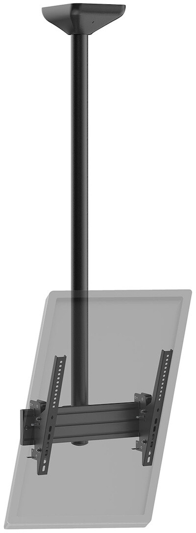 Kimex Tilting ceiling mount for 1 screen portrait TV 43–75" Black ab ...