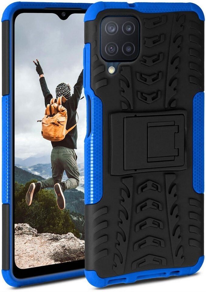 ONEFLOW Handyhülle Samsung Galaxy M12 Tank Case Panzerhülle Dual Layer ...