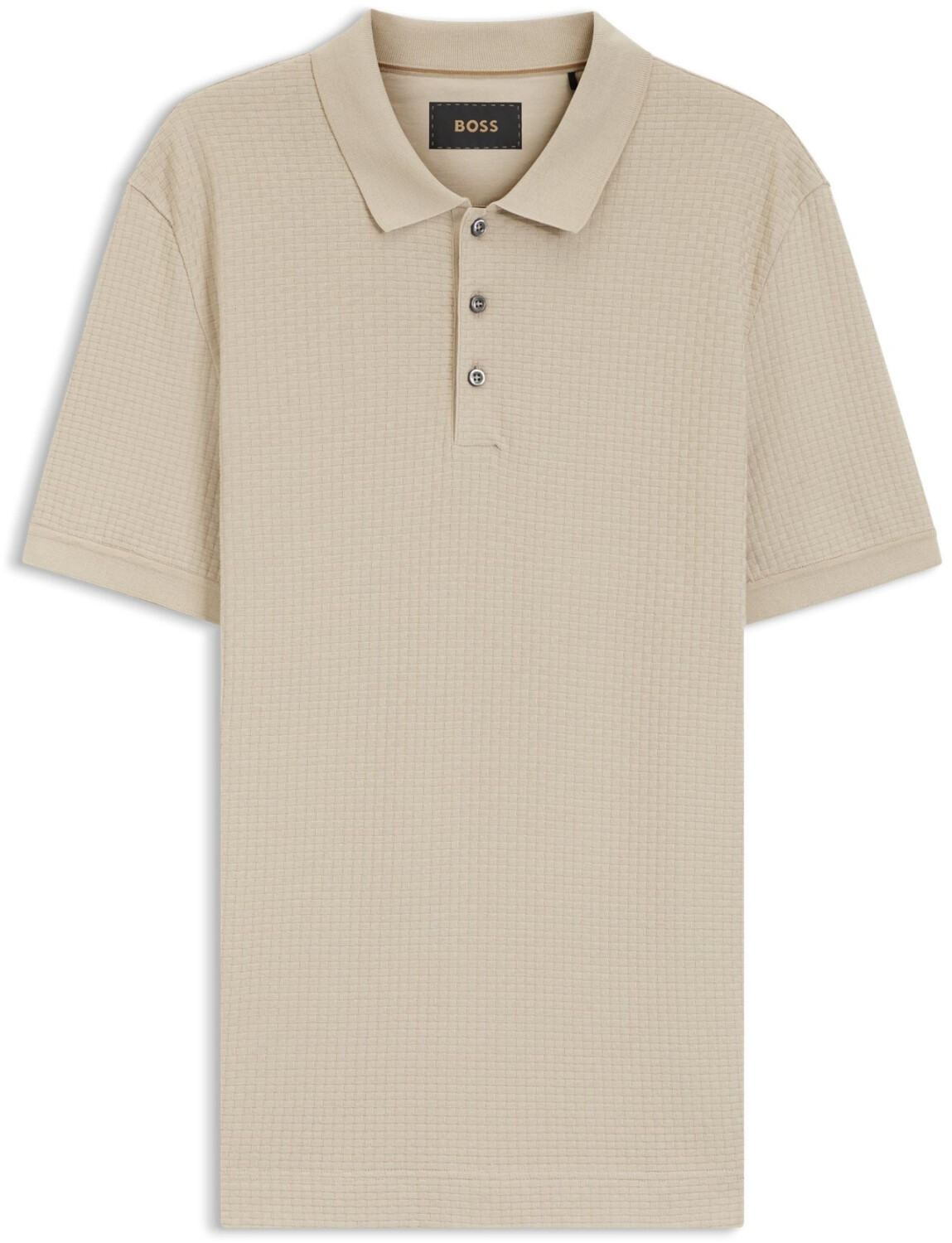 Hugo Boss Poloshirt aus merzerisierter Baumwolle mit Panama-Webstruktur ...