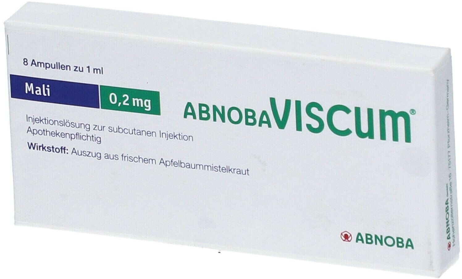 Abnoba Abnobaviscum Mali 0,2 Mg Ampullen (8 Stk.) ab 76,21 ...