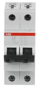 ABB S202-D6 D-Char. 6 kA 6 A 2P (2CDS252001R0061) ab 50,94 ...
