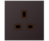 Jung Internationale Steckdose LS GB Berührungsschutz messing classic ab ...