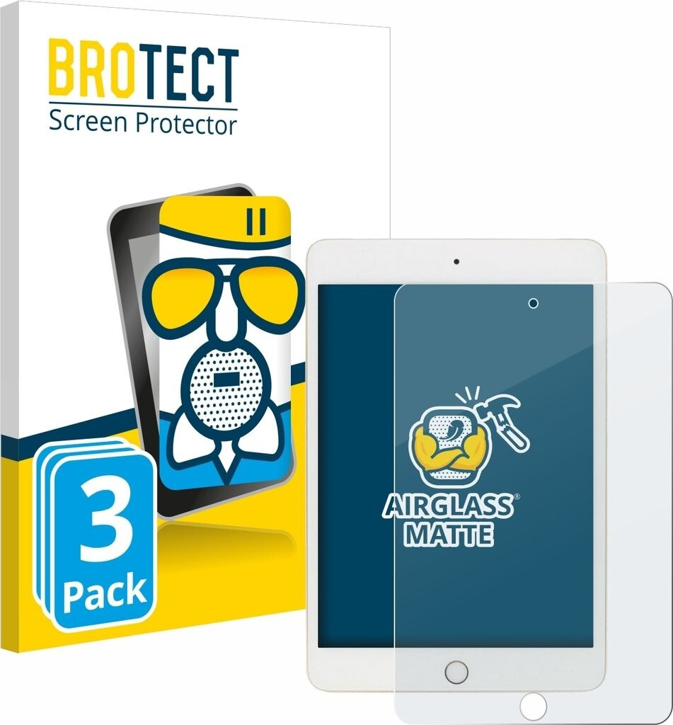 BROTECT 3x AirGlass Matt Glas Panzer Folie für Apple iPad Mini 5 2019 ...