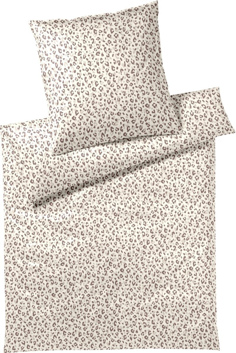 Elegante Bettwäsche-Garnitur Leolook 24547-7 Savanne 80/80 200/200 ab ...