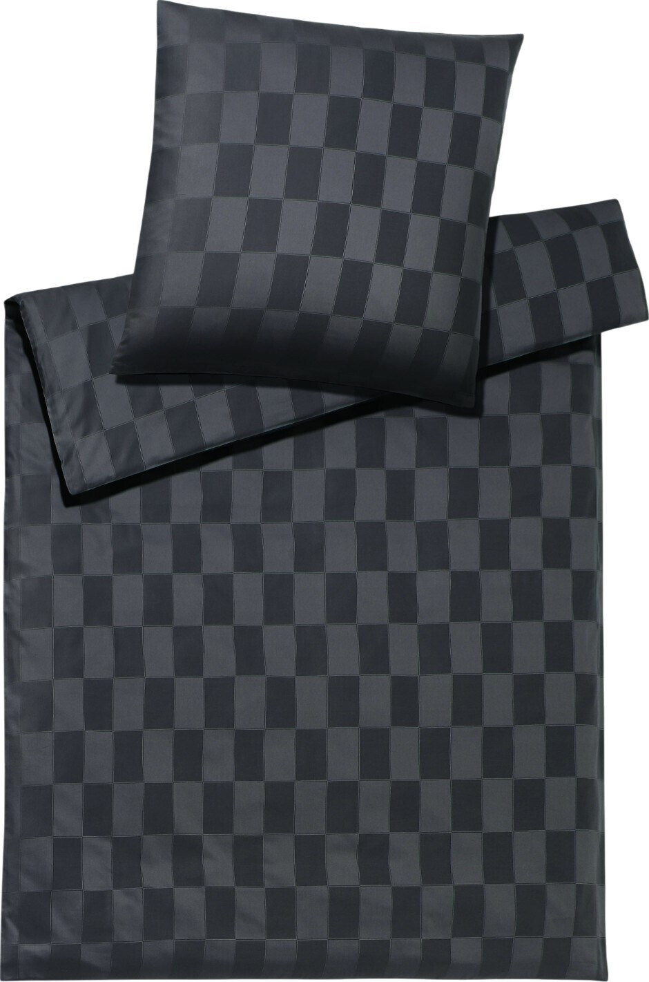 Elegante Bettwäsche-Set Courage 2244-9 Anthrazit 40/80 200/220 ab 233 ...