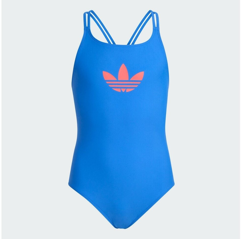 Adidas Adic 3-Streifen SW Kids Badeanzug Blue / Semi Lucid Red (JZ5811 ...