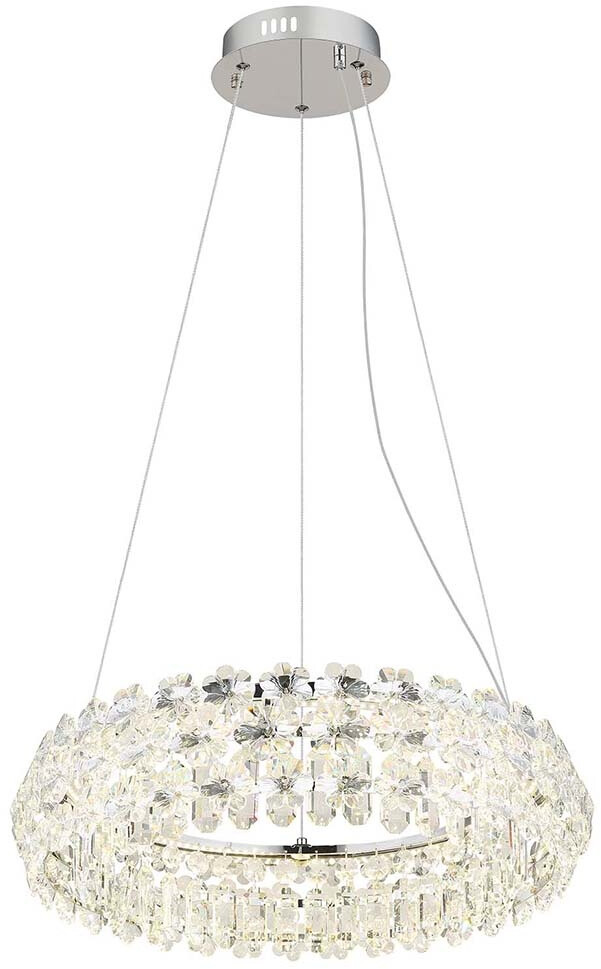 Globo Hängeleuchte DIANN DH 60x150 cm chrom Hängelampe Pendelleuchte ab ...