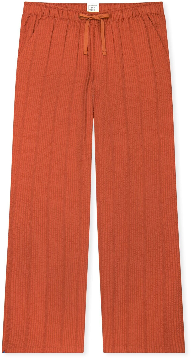 Schiesser Hose lang Webware Seersucker terracotta Mix+Relax (183667-532 ...