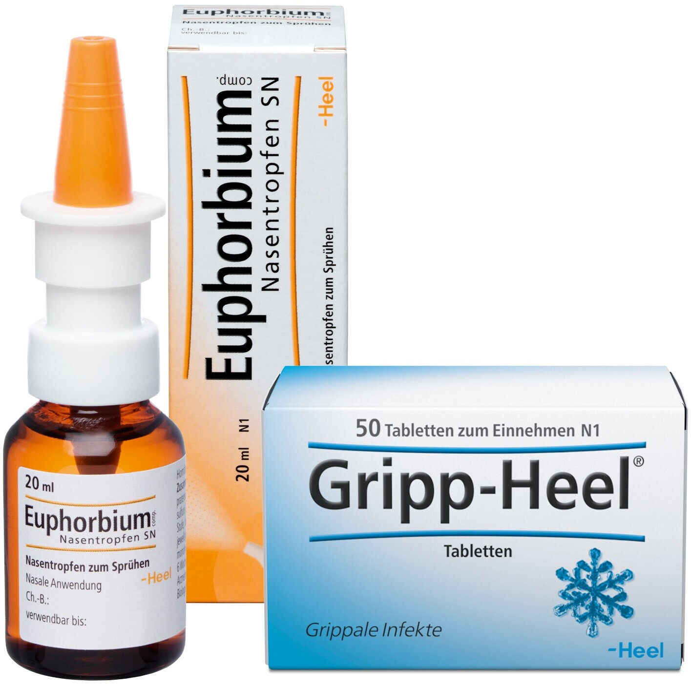 Heel Gripp Tabletten & Euphorbium Comp Sn Spray Set 1 Sparset ab 16,92 ...
