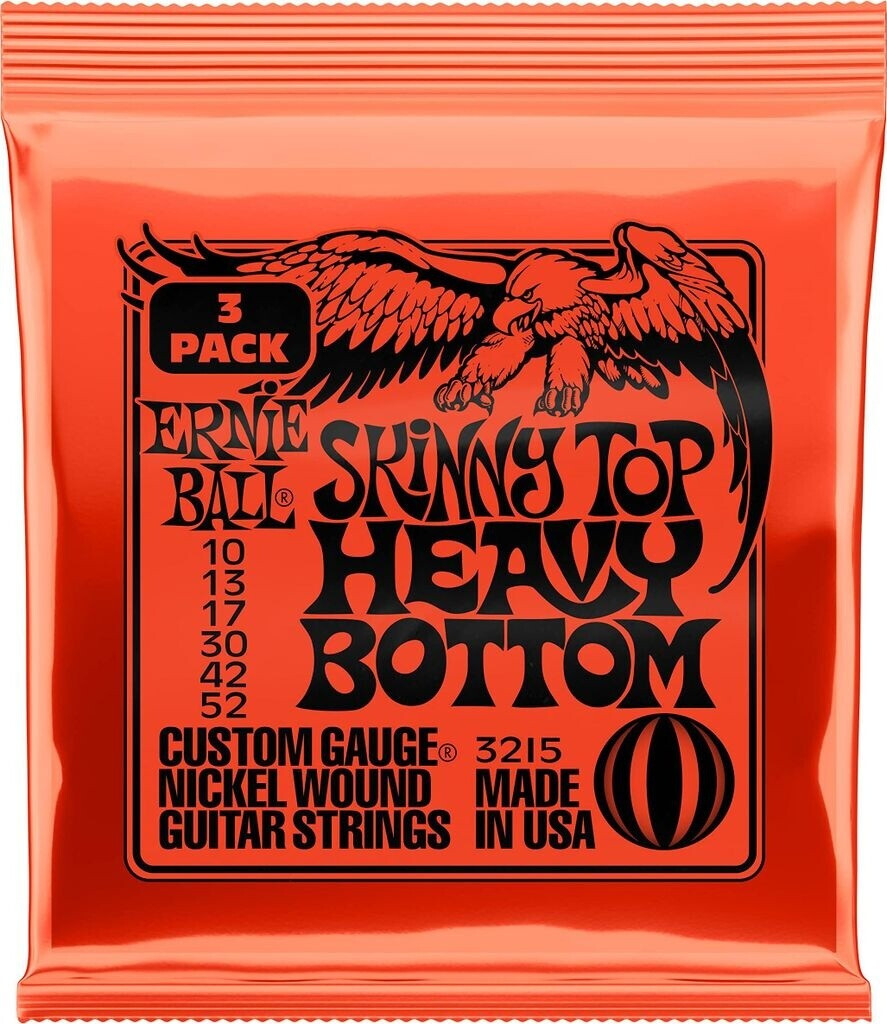 ERNIE BALL 3215 Skinny Top Heavy Bottom Strings 3er Pack (10 - 52) ab ...