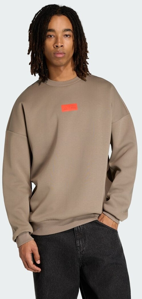Adidas AUDI REVOLUT F1 TEAM ELEVATED CREW SWEAT SWEATSHIRT Simple Brown ...