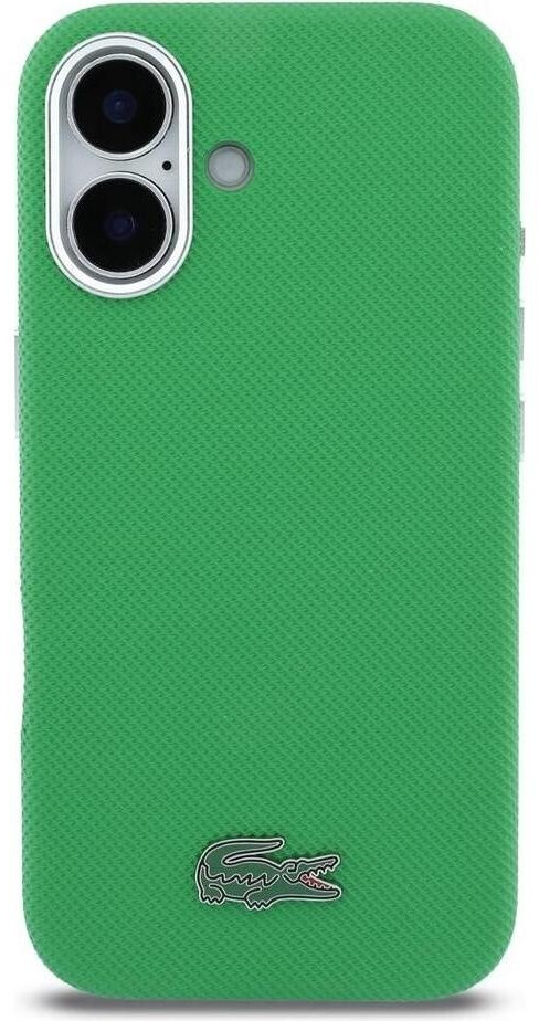 Lacoste Hülle Iconic Petit Pique Metal Logo MagSafe Apple iPhone 16 ...