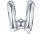 PartyDeco Ballon Brief "W" in Silber (1x) ab € 6,12 | Preisvergleich ...