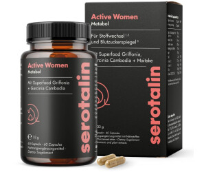 Serotalin Stoffwechsel¹² Kapseln Frauen - Garcinia Cambogia & Grüner ...