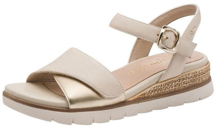 Tamaris COMFORT Wedge/Plat Sand MultiAdjustable ivory/gold ab 78.21 ...