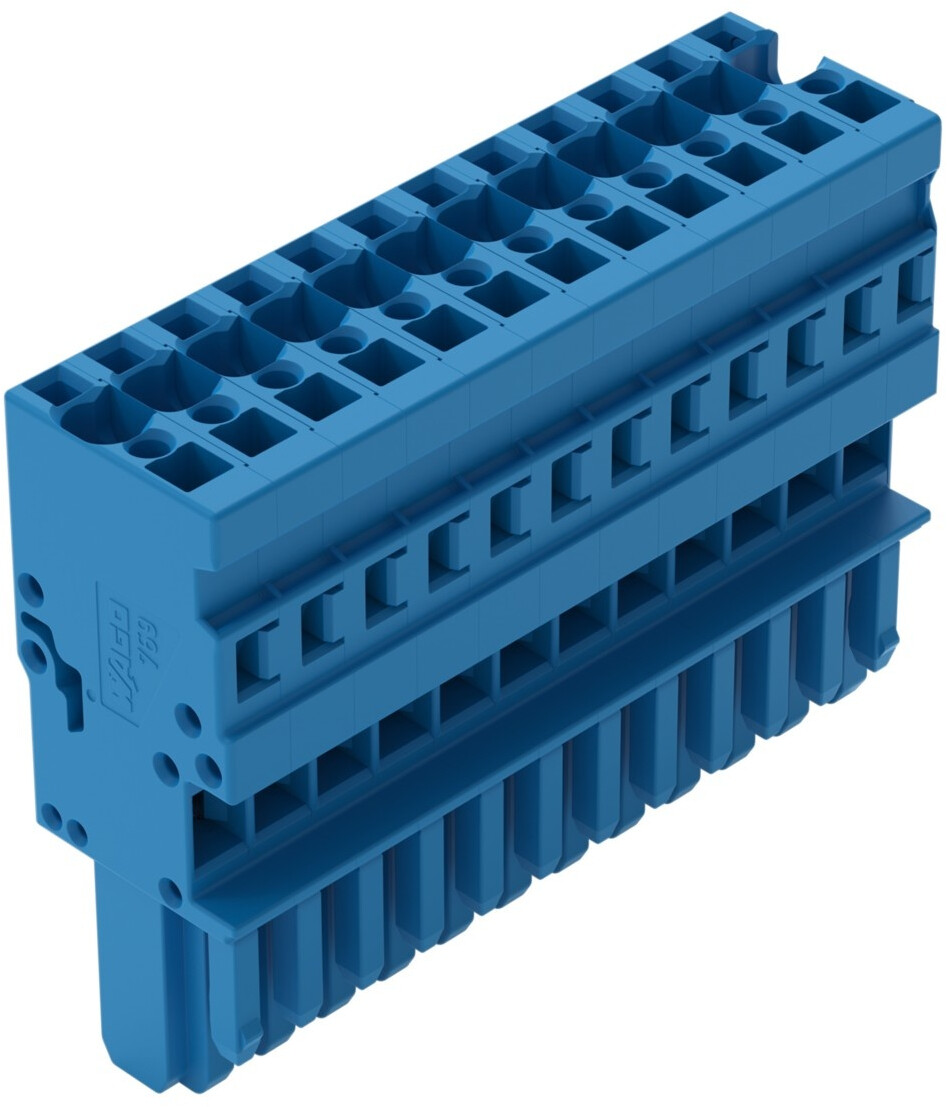 Wago 1-Leiter-Federleiste CAGE CLAMP® 4mm² blau (769-112/000-006) ab ...