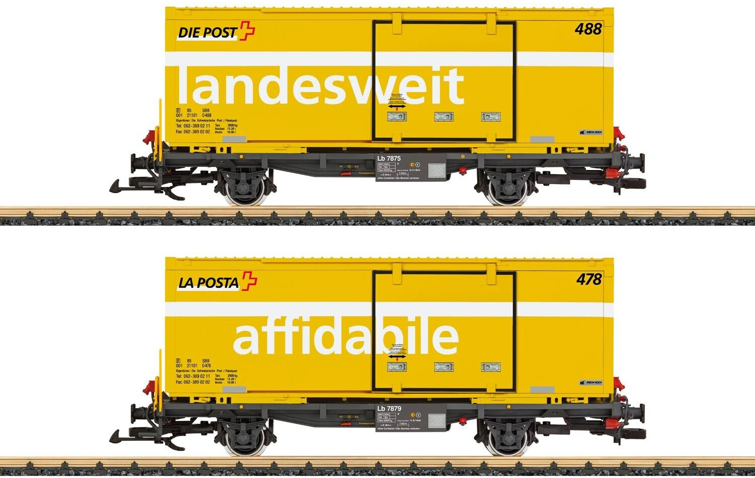 LGB 45886 G Post Containerwagen-Set RhB Ep. VI ab 400,00 ...