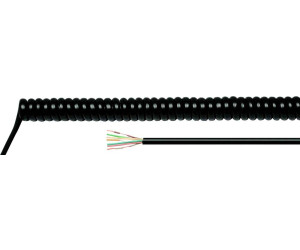 Helukabel Spiralkabel H05BQ-F 3G 1mm² 1400mm/5600mm schwarz (84908) ab ...