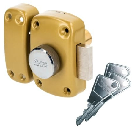 Vachette Cyclop Türriegel Knopf/Zylinder 40mm, 5 Stifte (67600-40/SC ...