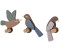 Bloomingville Lewi Bird Bett-Organizer, 3er-Set, braun, Kinder ...