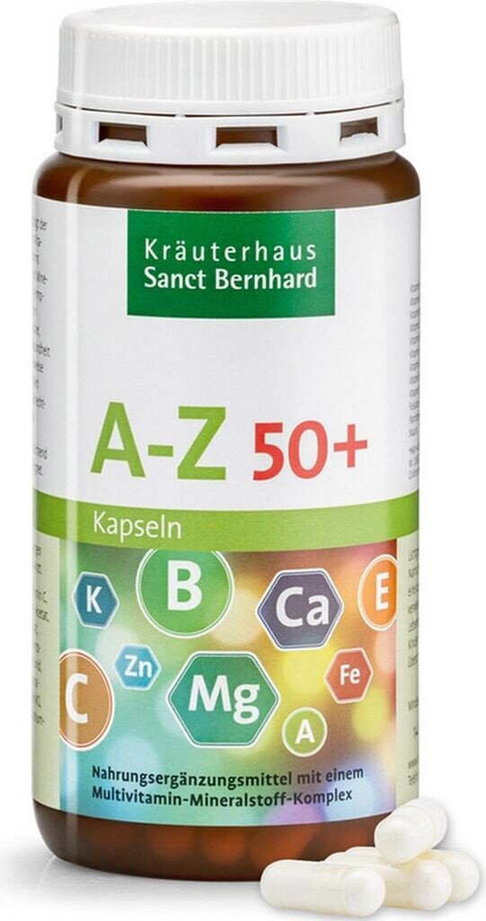 Kräuterhaus Sanct Bernhard A-Z Kapseln 50plus (150 Stk.) ab 9,90 ...