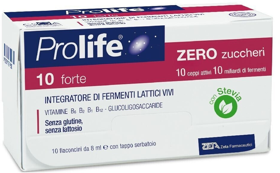 Zeta Farmaceutici Prolife Forte Senza zucchero (10 fiale x 8ml) a € 5 ...