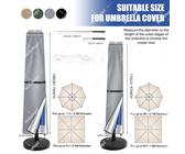 Schutzhülle für Sonnenschirm mit Stab | Preisvergleich bei idealo.de