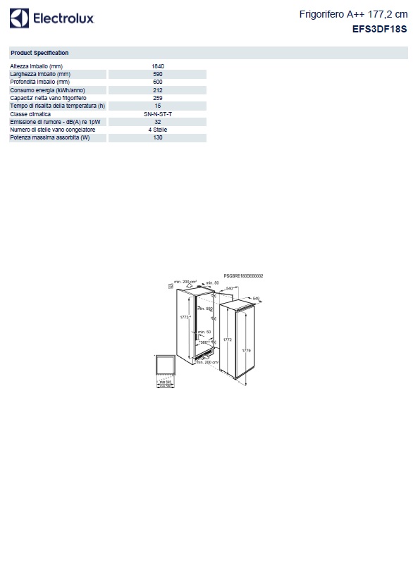 Electrolux EFS3DF18S ab 818,32 € | Preisvergleich bei idealo.de